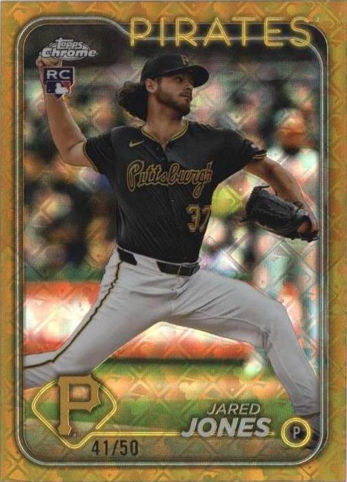 2024 Topps Chrome Logofractor Edition - Jared Jones #96 Gold Refractor ...