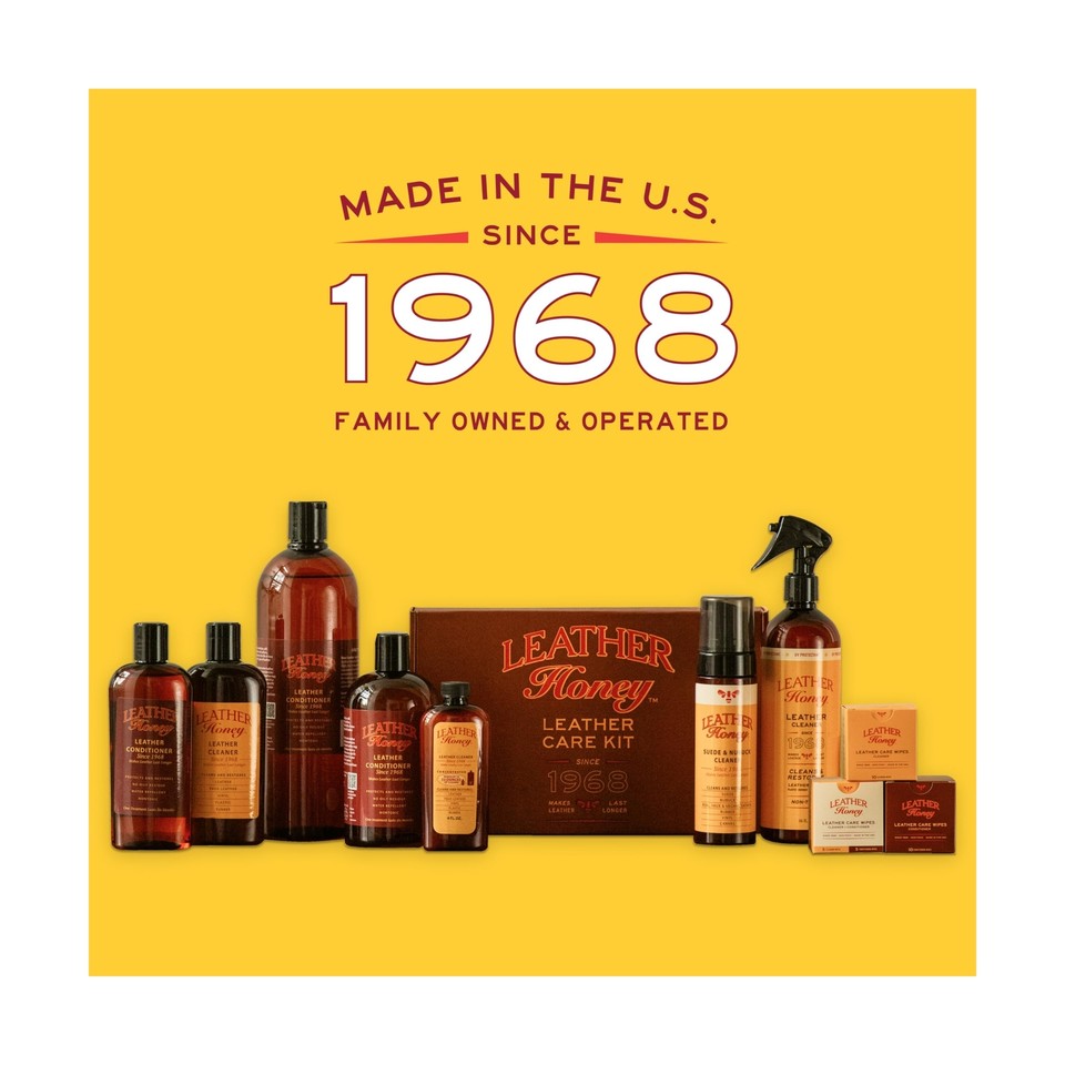Leather Honey Leather Conditioner, Non-Toxic & Made in the USA Since ...