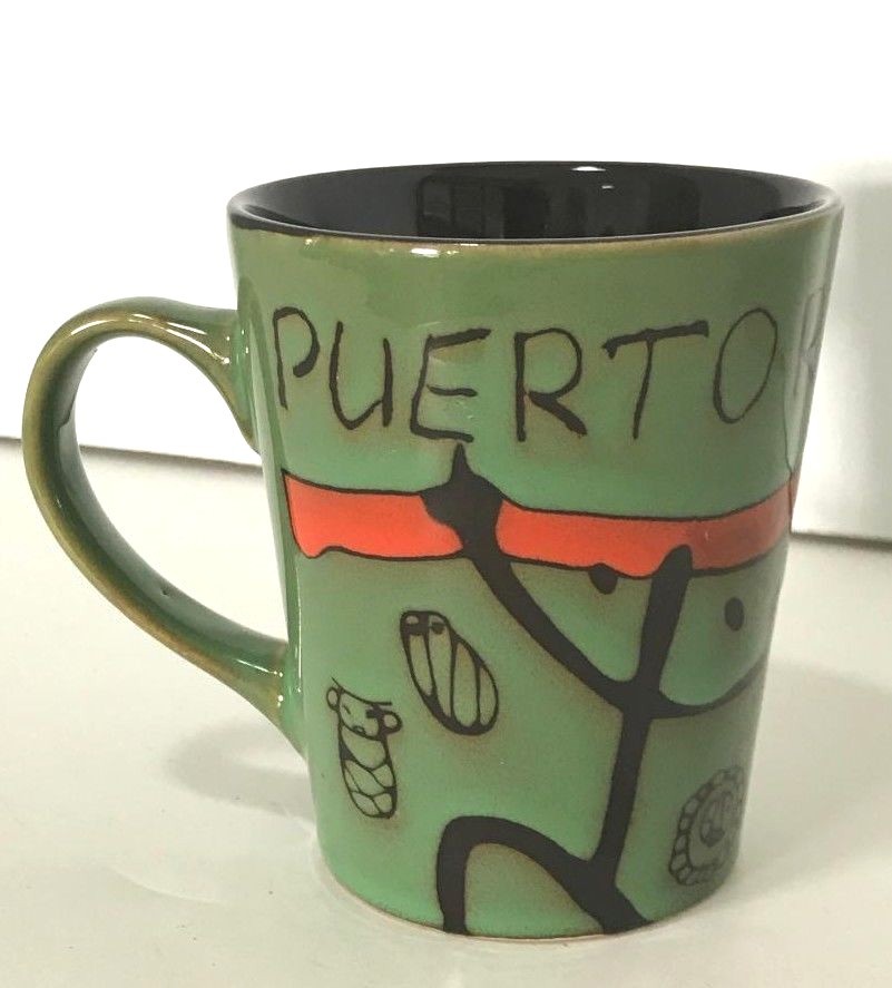Puerto Rico Ceramic Coqui Taino Coffee Mugs Cups 12oz or 16oz Fine ...