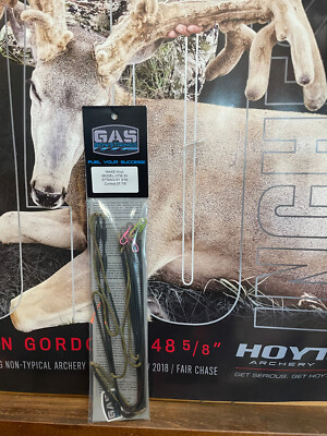 Gas Bowstrings Hoyt VTM 34 Ghost Camo Strings With Black Speed Nocks | eBay