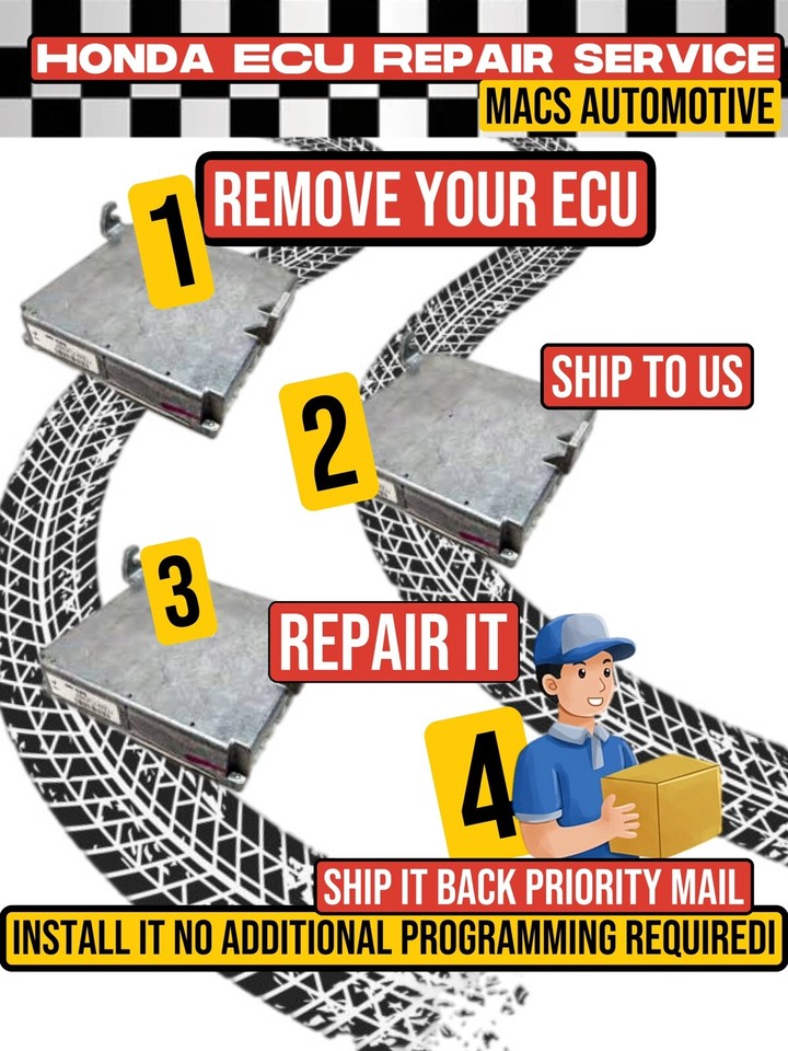 2001-05 Honda Civic 1.7L ECM Engine Computer Module Repair Service | eBay