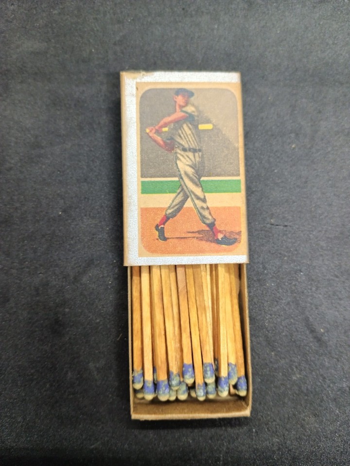 Vintage 1955 Ohio Blue Tip Full Match Box Baseball Ted Williams *RARE ...