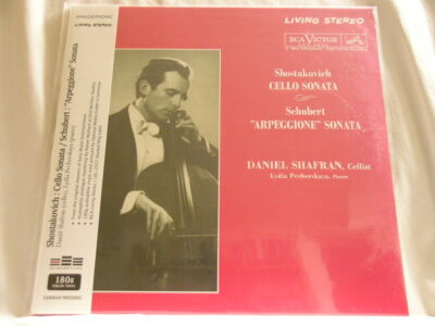SHOSTAKOVICH Cello Sonata SCHUBERT Arpeggione DANIEL SHAFRAN 180 gram ...