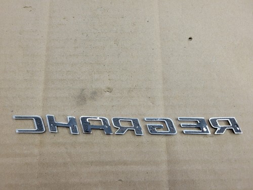 2006-2010 Dodge Charger Chrome Rear Letter Lettering Emblem Badge Logo ...