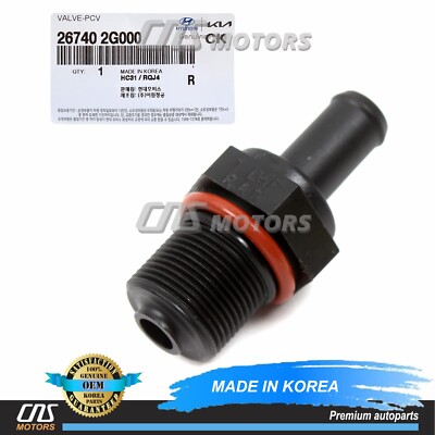 ⭐GENUINE OEM⭐ PCV Valve for 2008-24 Hyundai Kia 267402G000 ⭐Check ...