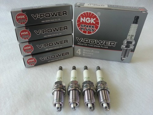 4-New NGK V-Power Copper Spark Plugs ZFR5J-11 #5584 Made in Japan | eBay