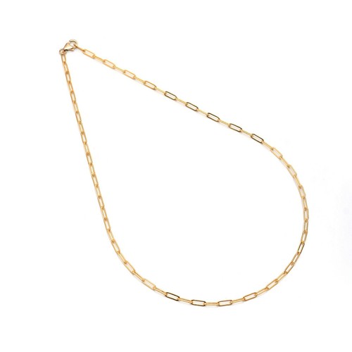 14/20 Goldfilled Paper clip Chain,Paperclip Chain,Layering Necklace ...