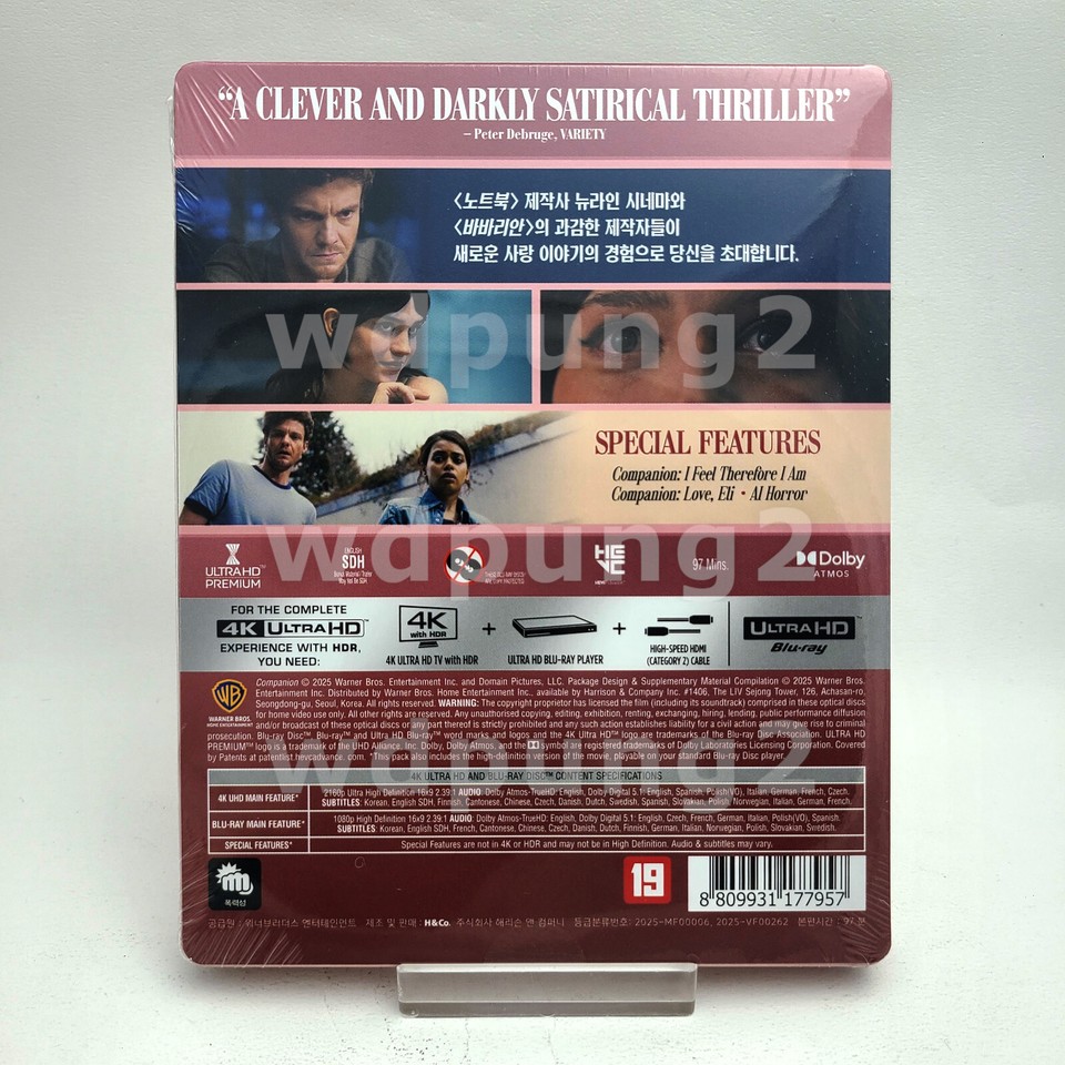 Companion - 4K UHD + BLU-RAY Steelbook | eBay