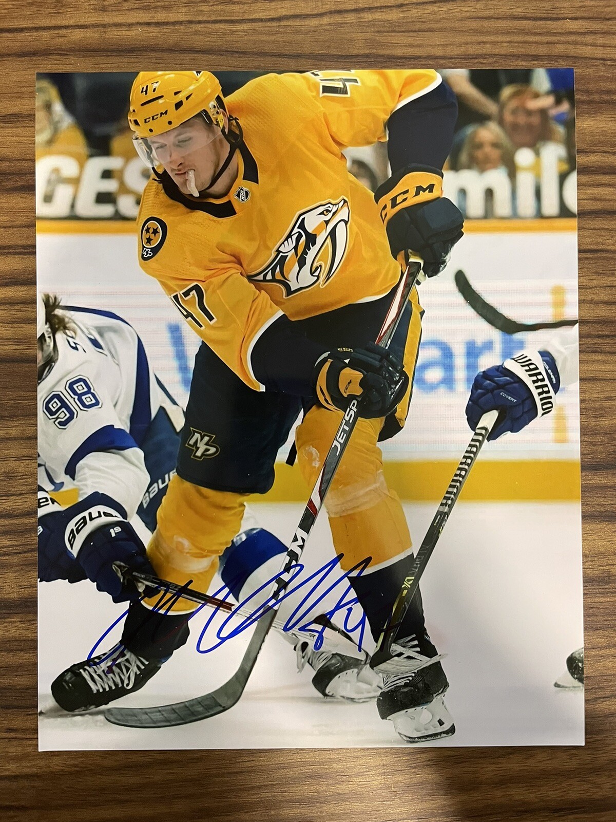 Michael McCarron Autograph Signed 8x10 Photo NHL Hockey Nashville ...