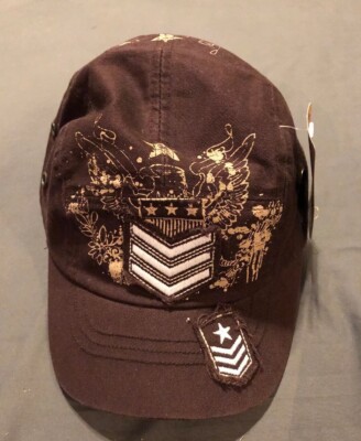 New Leader Hat Cap Brown Bling Eagle Women’s | eBay