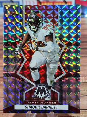 2022 Mosaic Football SHAQUIL BARRETT Silver Mosaic Prizm #187 ...