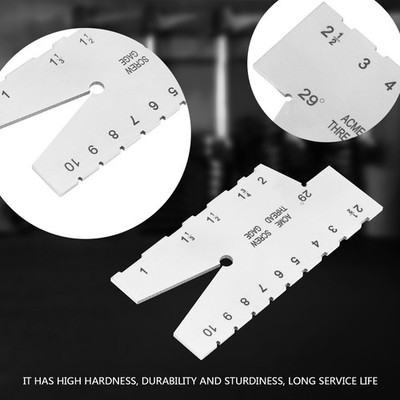 1pc Stainless Steel Screw Thread Gauge 29 Degree Grinding Gage ...