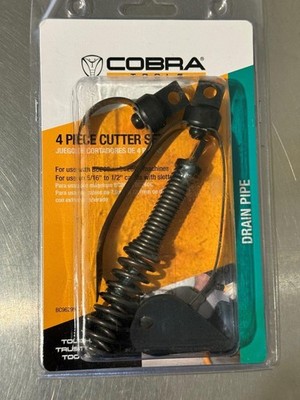 COBRA TOOLS BC96299C 4 Piece Cutter Set For BC260 Drain Pipe Cleaning ...
