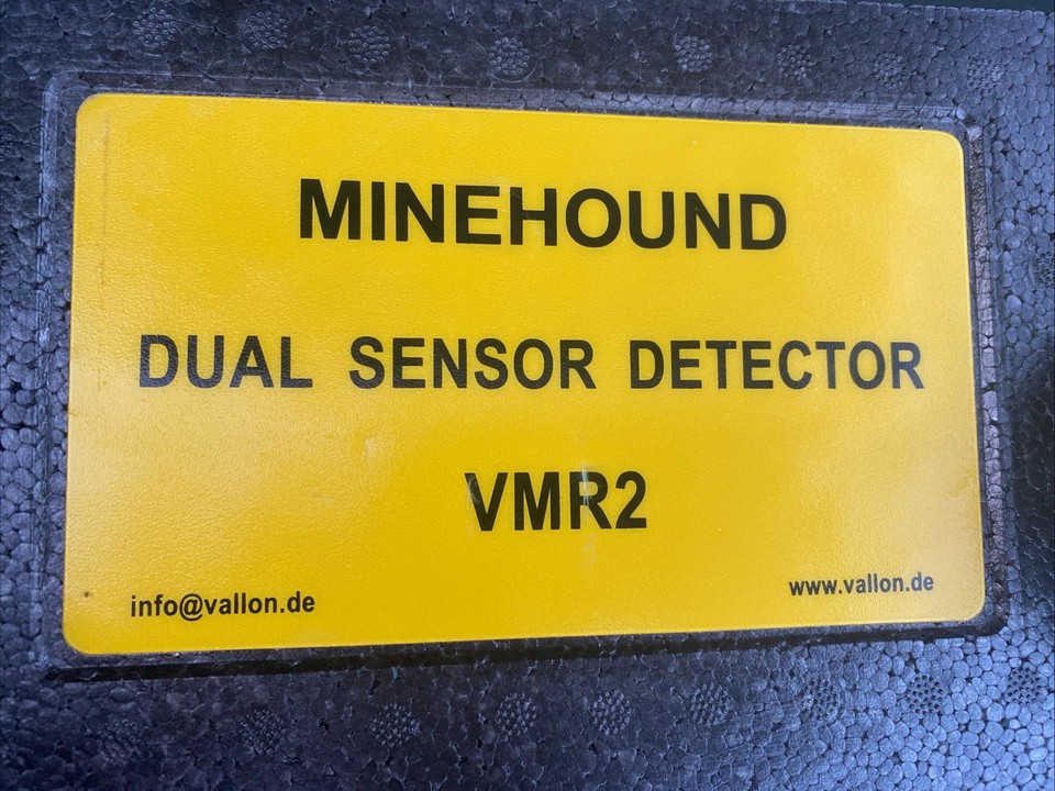 Vallon VMR2 Dual Sensor Mine/Metal Detector, Minehound, Used | eBay