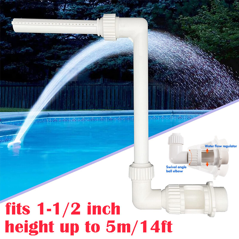 Swimming Pool Waterfall Fountain In-ground Above Ground Pool Water ...