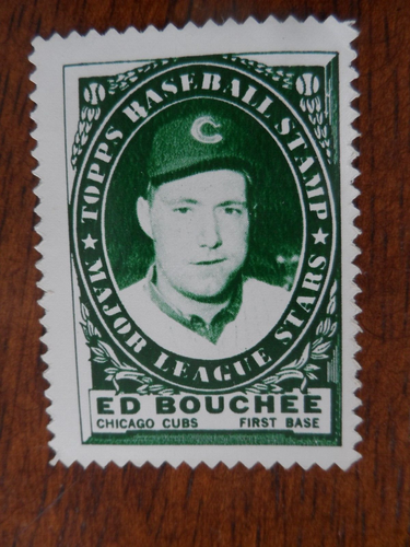 1961 TOPPS BASEBALL STAMP ED BOUCHEE CHICAGO CUBS S-439 | eBay