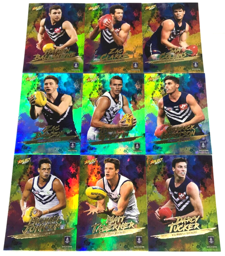 2017 SELECT AFL FOOTY STARS TRADING CARD HOLOFOIL CARD TEAM SET(9 ...