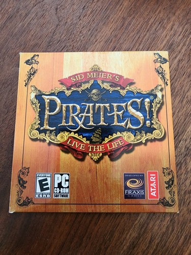 Sid Meier's Pirates! Live the Life-PC DVD-Rom-Firaxis Atari Video Game ...