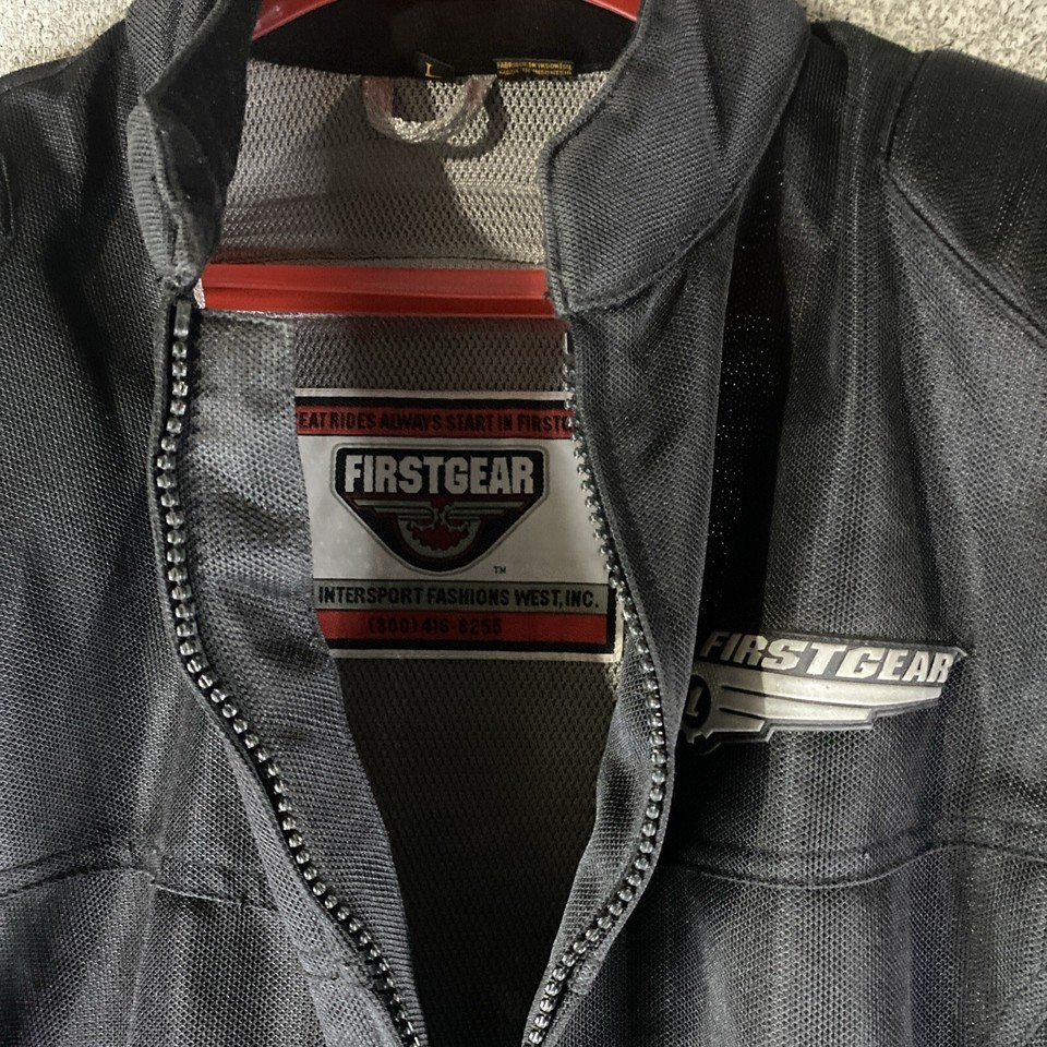 FirstGear Armor Men's Crotch Rocket Motorcycle Biker Riding Mesh Jacket ...
