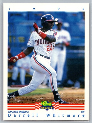 Darrell Whitmore 1992 Classic Best Set Break BASEBALL #156 Kinston ...