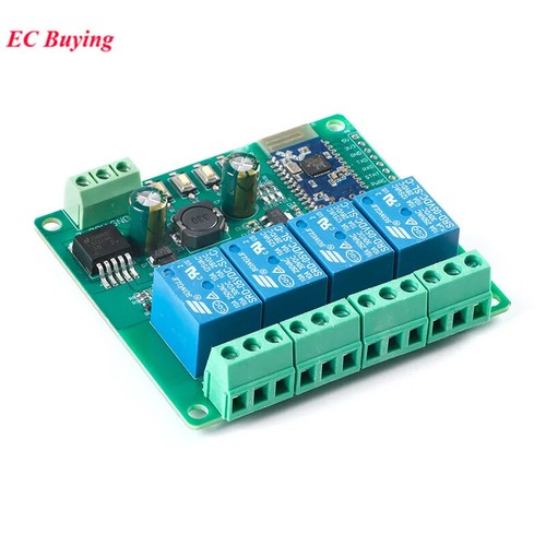 4 Channel 5V Bluetooth Relay Module IoT Smart Wireless Remote Control ...