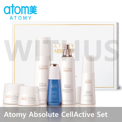 Atomy Absolute CellActive Skincare Set Toner Ampoule Serum Lotion Cream ...