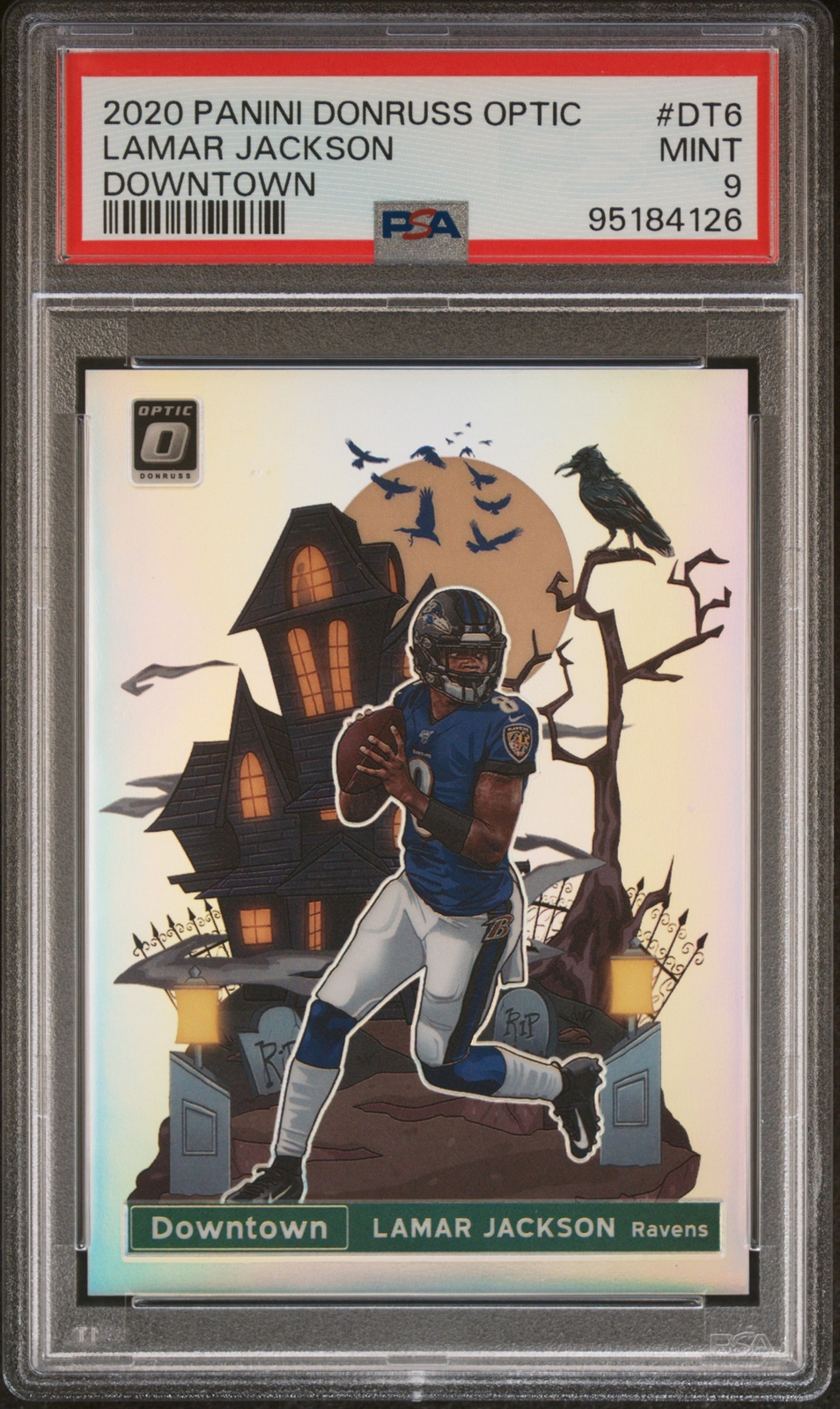 2020 Panini Donruss Optic Lamar Jackson Downtown #DT6 PSA 9 | eBay