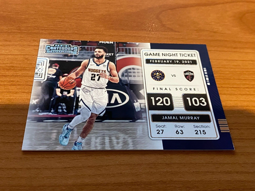 2021-22 Contenders Basketball Game Night Ticket JAMAL MURRAY # 4 | eBay