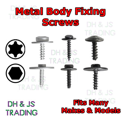 Metal Car Body Screws Trim Bumper Door Panel Retainer Fastener Moulding ...