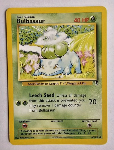 Bulbasaur 68/110 Legendary Collection Regular Common | eBay
