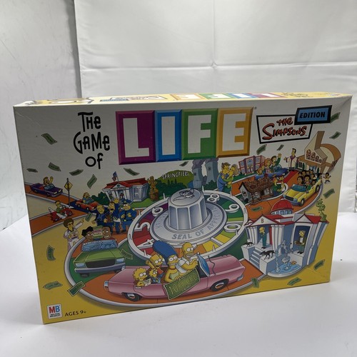 The Game of Life The Simpsons Edition Board Game 2004 Milton Bradley ...