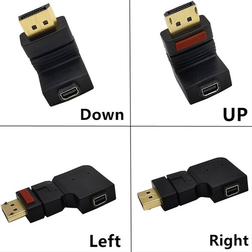 Mini Video Cable Adapter DisplayPort Male to Mini DisplayPort Female ...