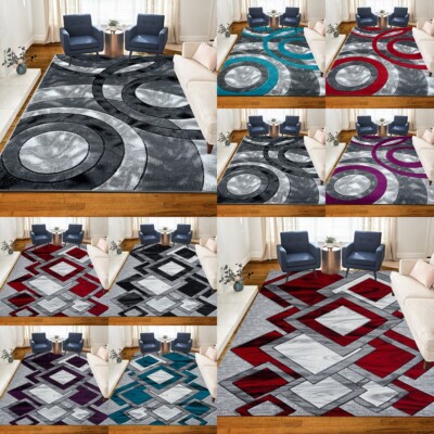 Extra Large Area Rug Non Slip Shaggy Rugs Living Room Bedroom Carpet ...