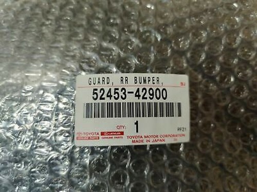 Toyota GENUINE OEM GUARD, RR BUMPER 2018 2017 Toyota RAV4 52453-42900 ...