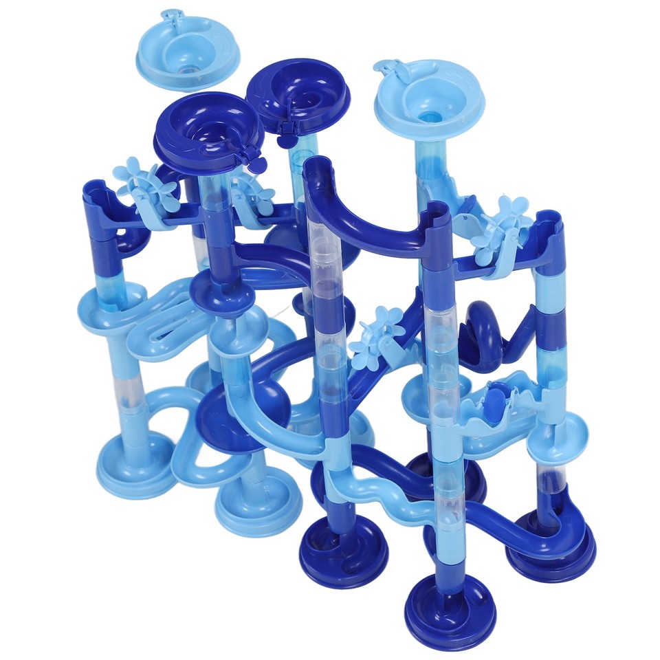 Water Play Marble Run Maze Set with Funnel Slide Building Blocks for ...