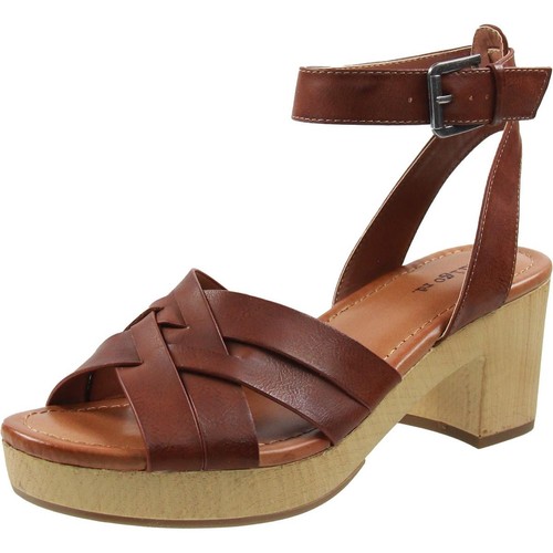 Indigo Rd. Womens Darsel Brown Heel Sandals Shoes 7.5 Medium (B,M) BHFO ...