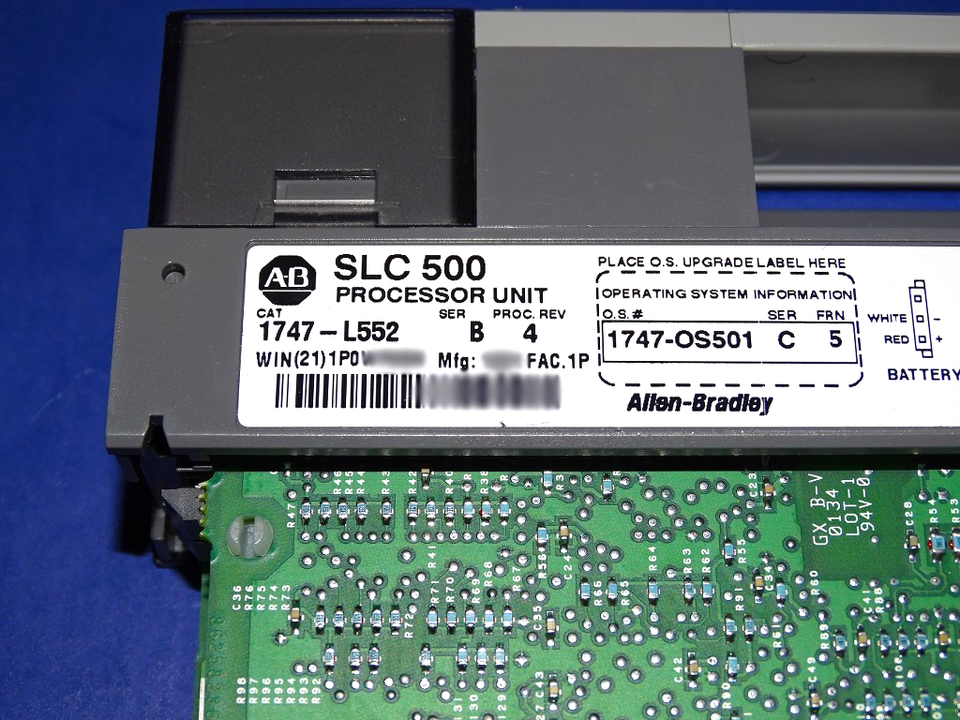 Allen Bradley 1747-L552 Series B SLC 500 SLC 5/05 Processor Controller ...