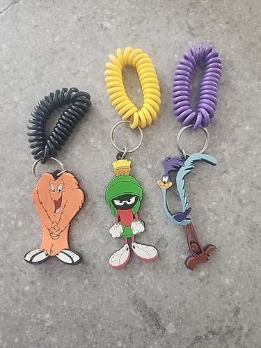 Looney Tunes Keychain Set Of 3 Road Runner, Marvin, Gossamer | eBay