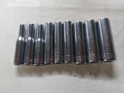 CRAFTSMAN 1/4" deep well socket set 6 point | eBay