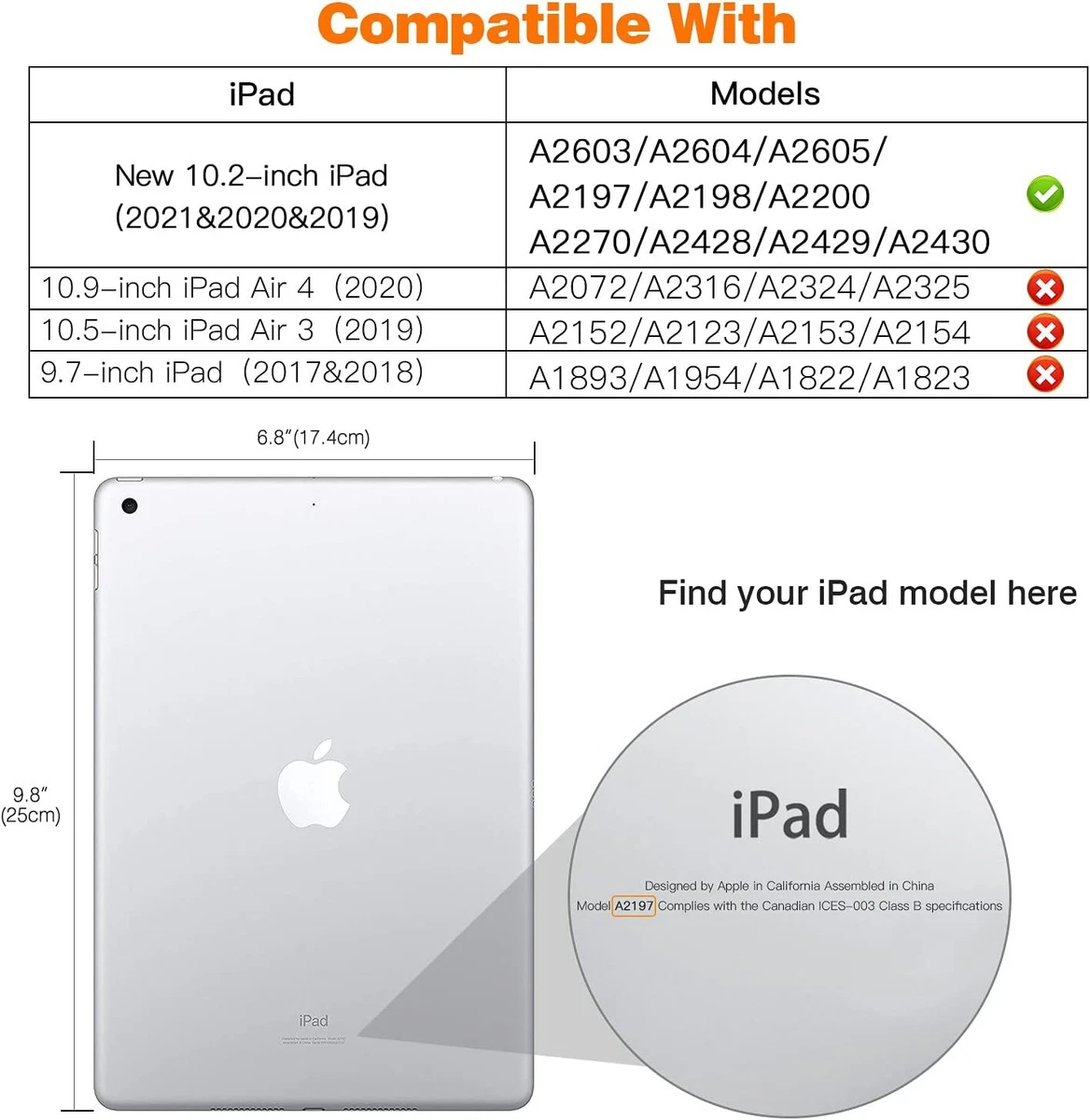 Dimensions Ipad Air Case