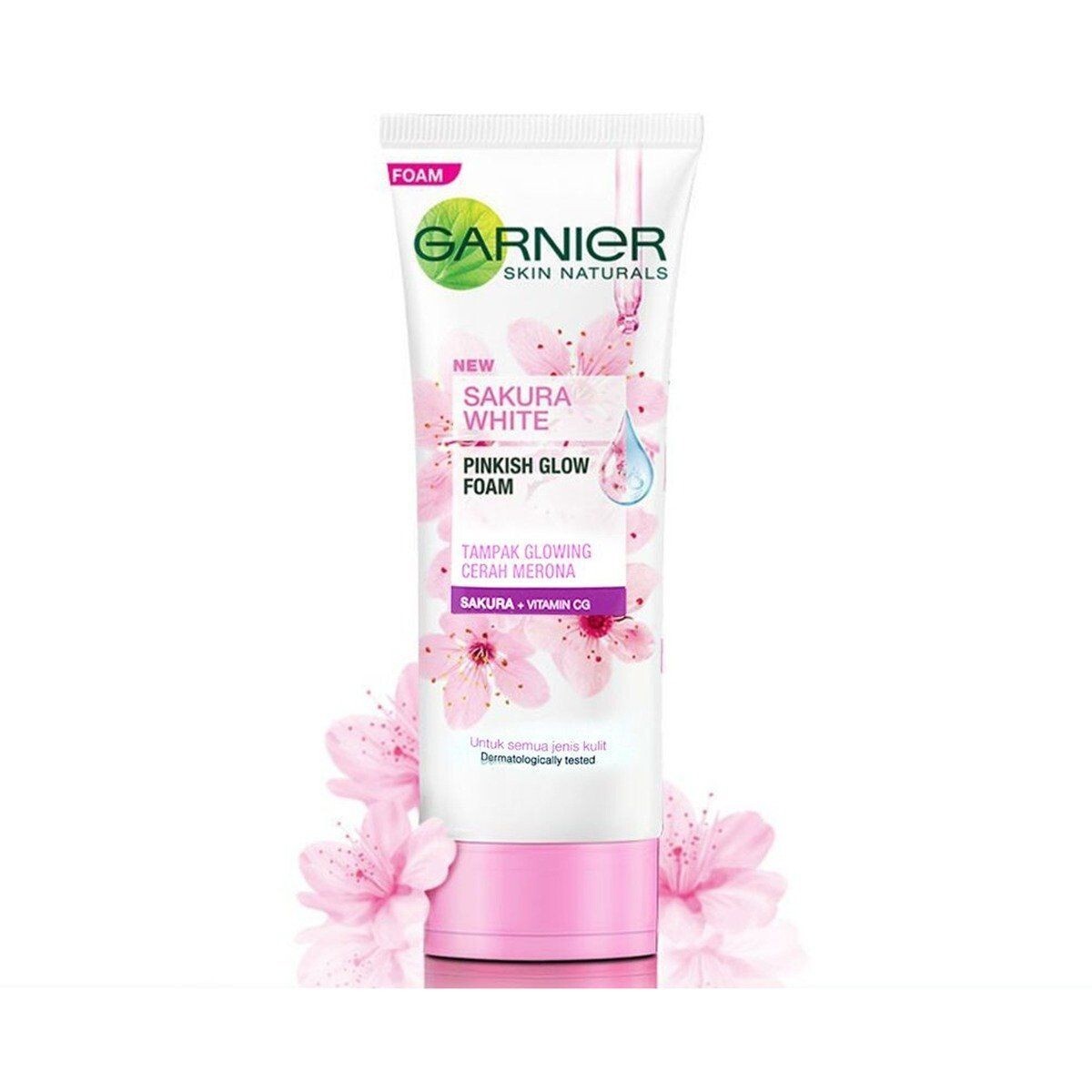 Garnier Whip Face Wash Foam Soft Skin Care Moisture Cleansing Sakura ...