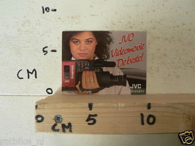 STICKER,DECAL JVC VIDEOMOVIE DE BESTE JVC DE UITVINDERS | eBay
