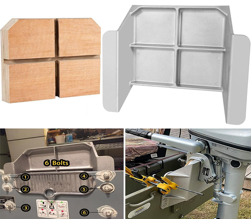 TH Marine MJ-1-DP Mini Jacker Outboard Jack Plate for Boat Motor ...