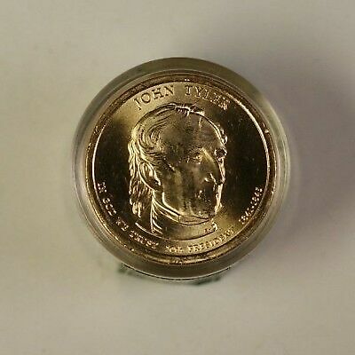 Lot of 12 John Tyler Presidential Dollar Coins BU Small-Sized Roll ...