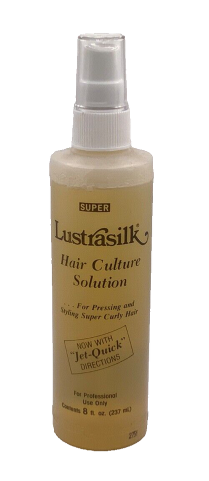 Vintage Lustrasilk Hair Culture Solution for Pressing Styling Curly ...