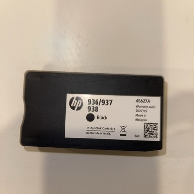 Genuine HP 936/937/938 Replacement Printer Ink Cartridges - BLACK open ...