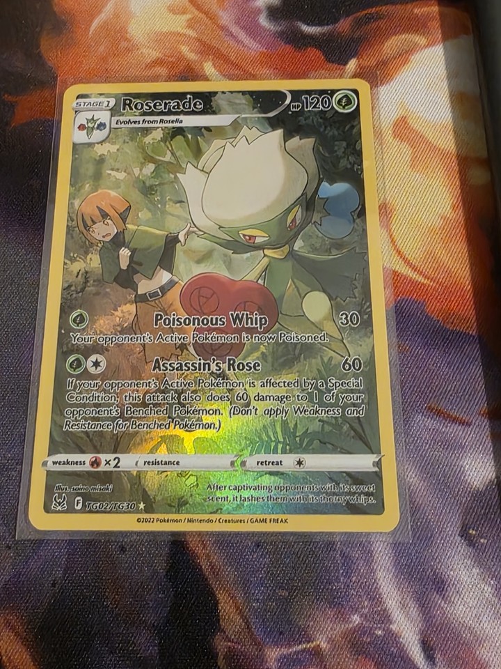 Roserade Tg02/Tg30 Swsh11: Lost Origin Trainer Gallery Holo | eBay UK