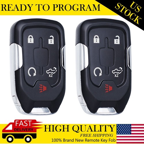 2 For 2019 2020 2021 2022 2023 GMC Sierra 1500 2500 3500 Remote Key Fob ...