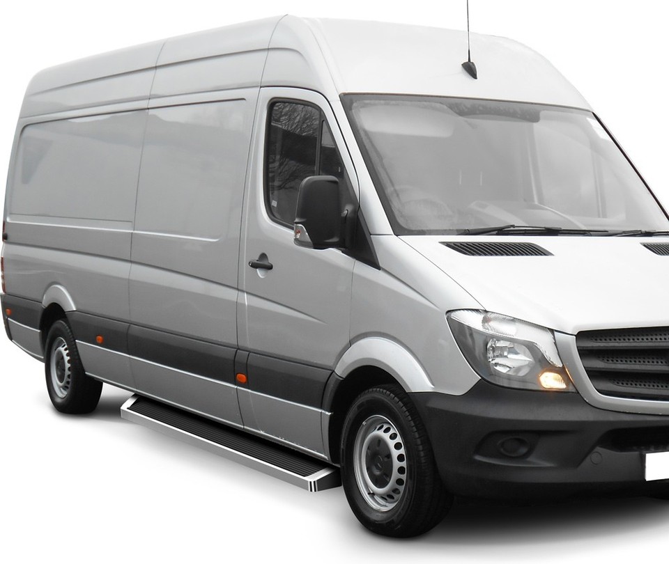 APS Running Boards 6in Silver Fit 10-26 Dodge Mercedes-Benz Sprinter | eBay