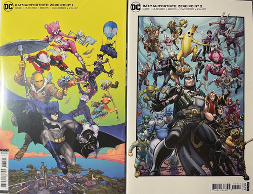 BATMAN/FORTNITE: ZERO POINT 1, 2 🔥Polybagged, never opened 💥 DC Comics ...
